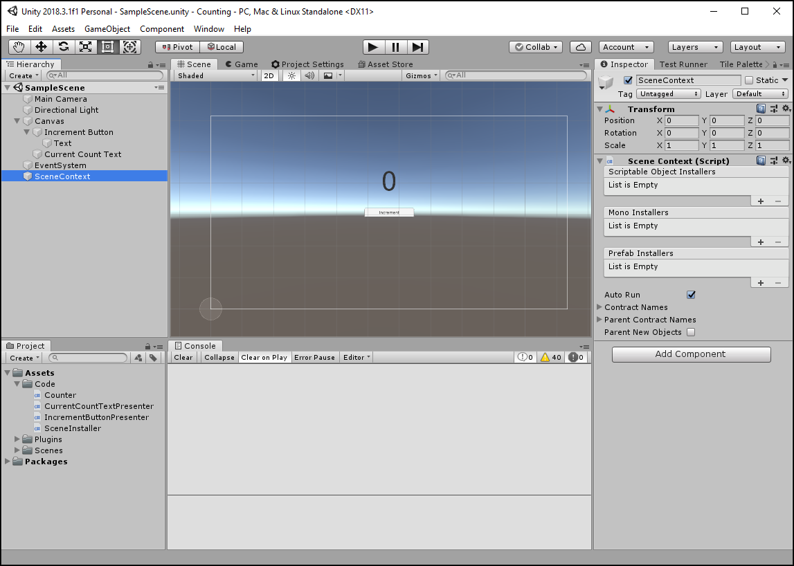 Dependency Injection in Unity with Zenject | UnityDependencyInjection